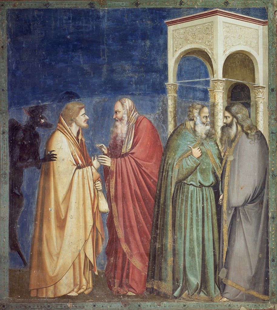 Die Zahlung von Judas, ca. 1305 von Giotto di Bondone